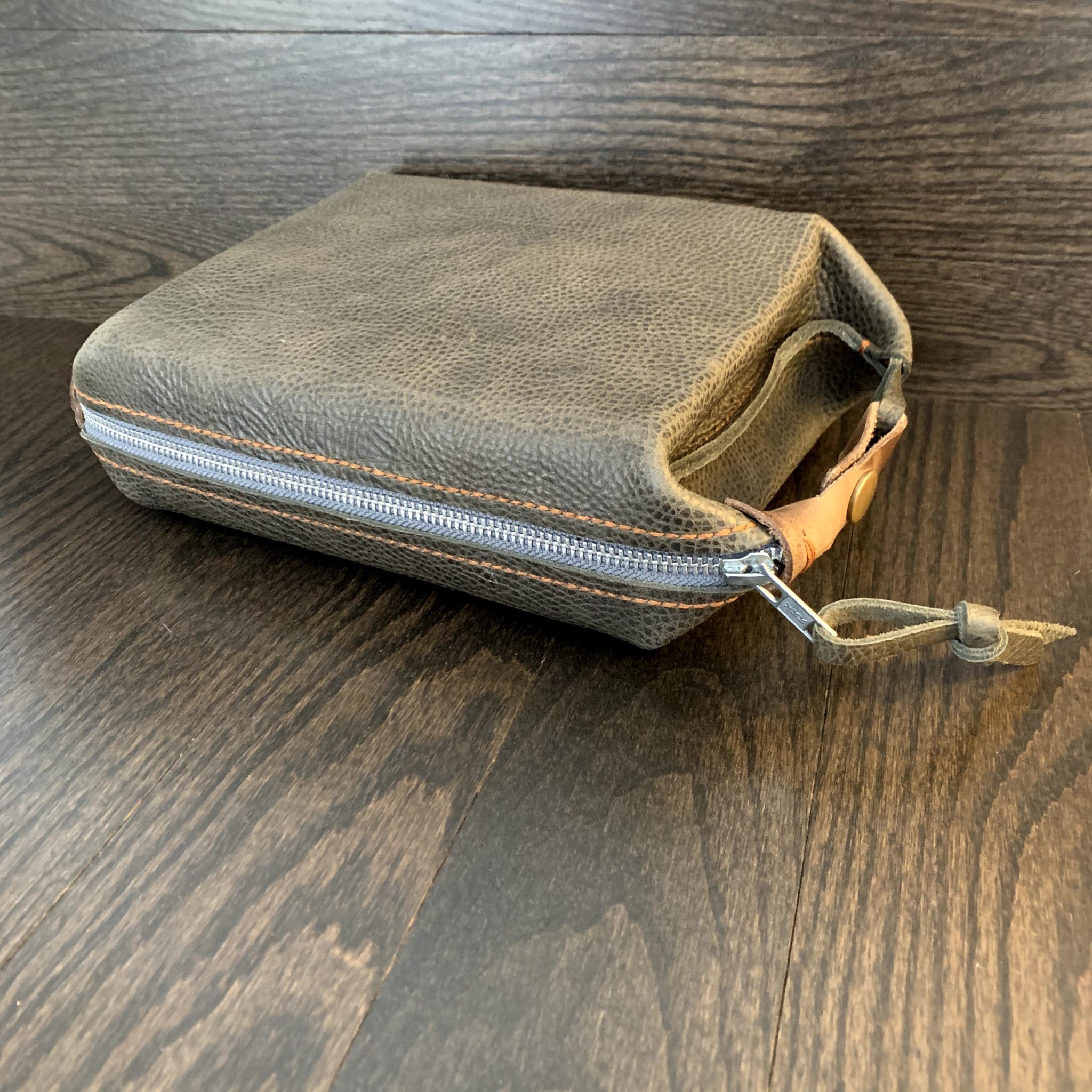 Handmade Leather Dopp bag | DK Handmade Ottawa
