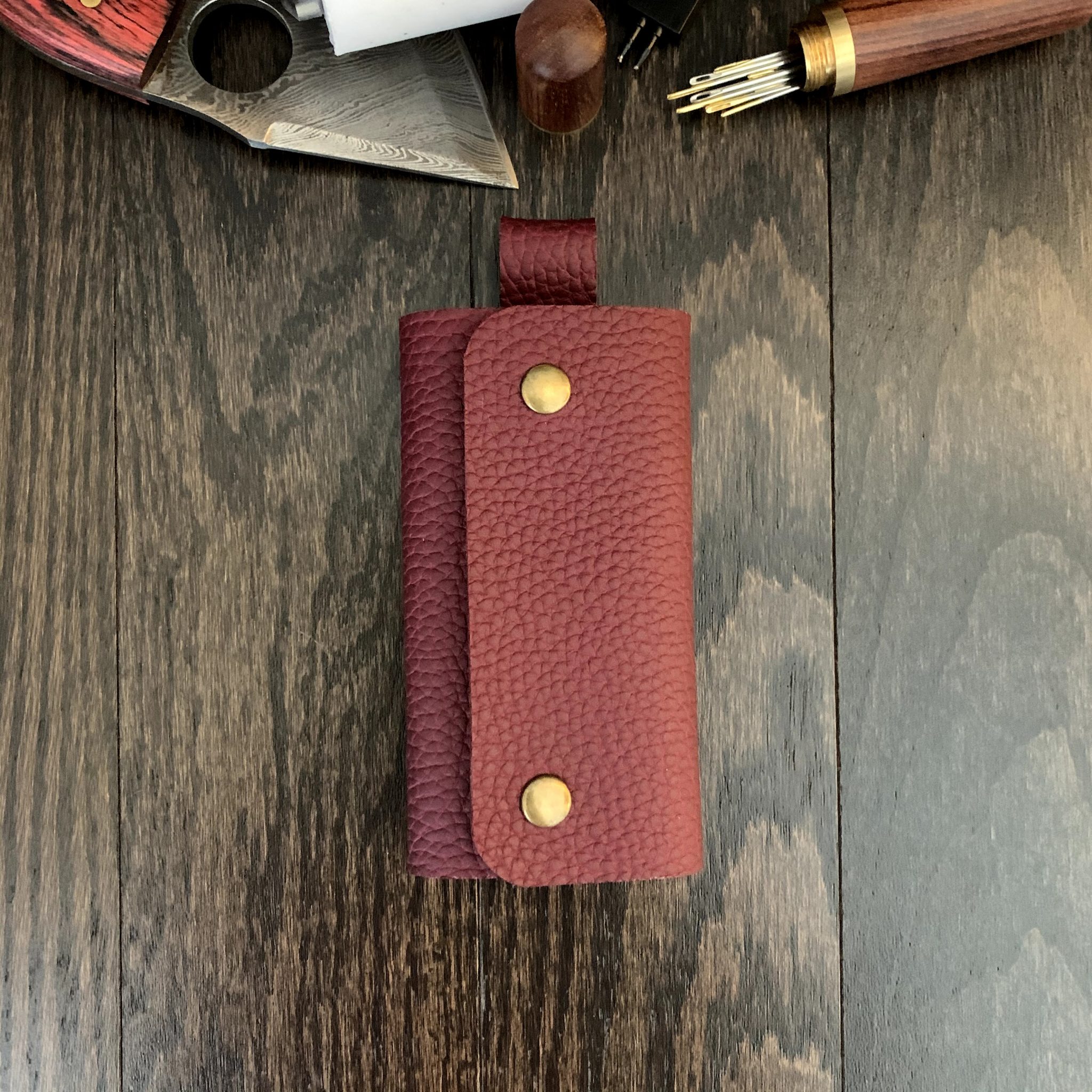 Leather Money Clip Wallet | DK Handmade Ottawa